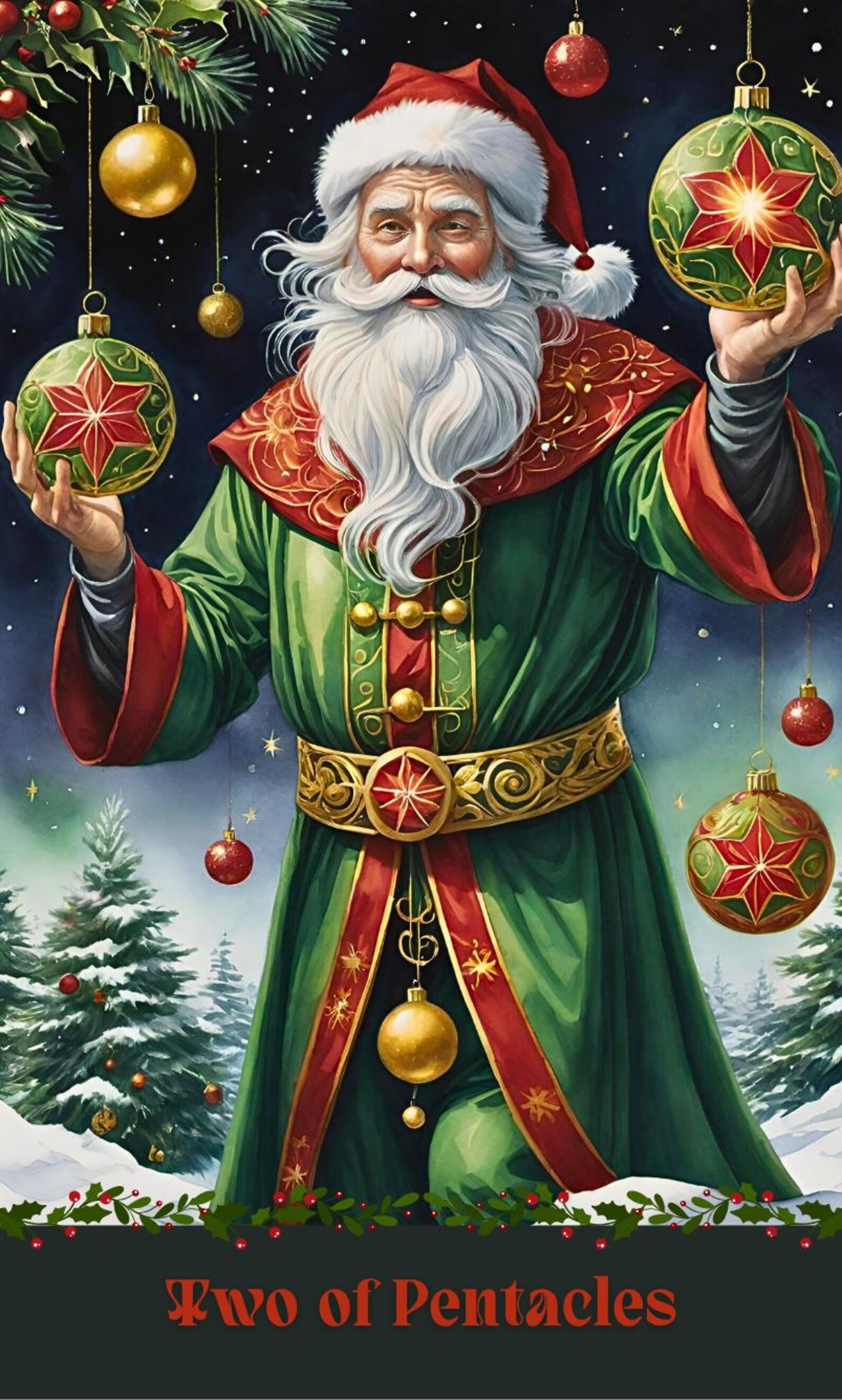 Christmas Fantasy World Tarot Deck – 78-card Holiday Tarot - Etsy