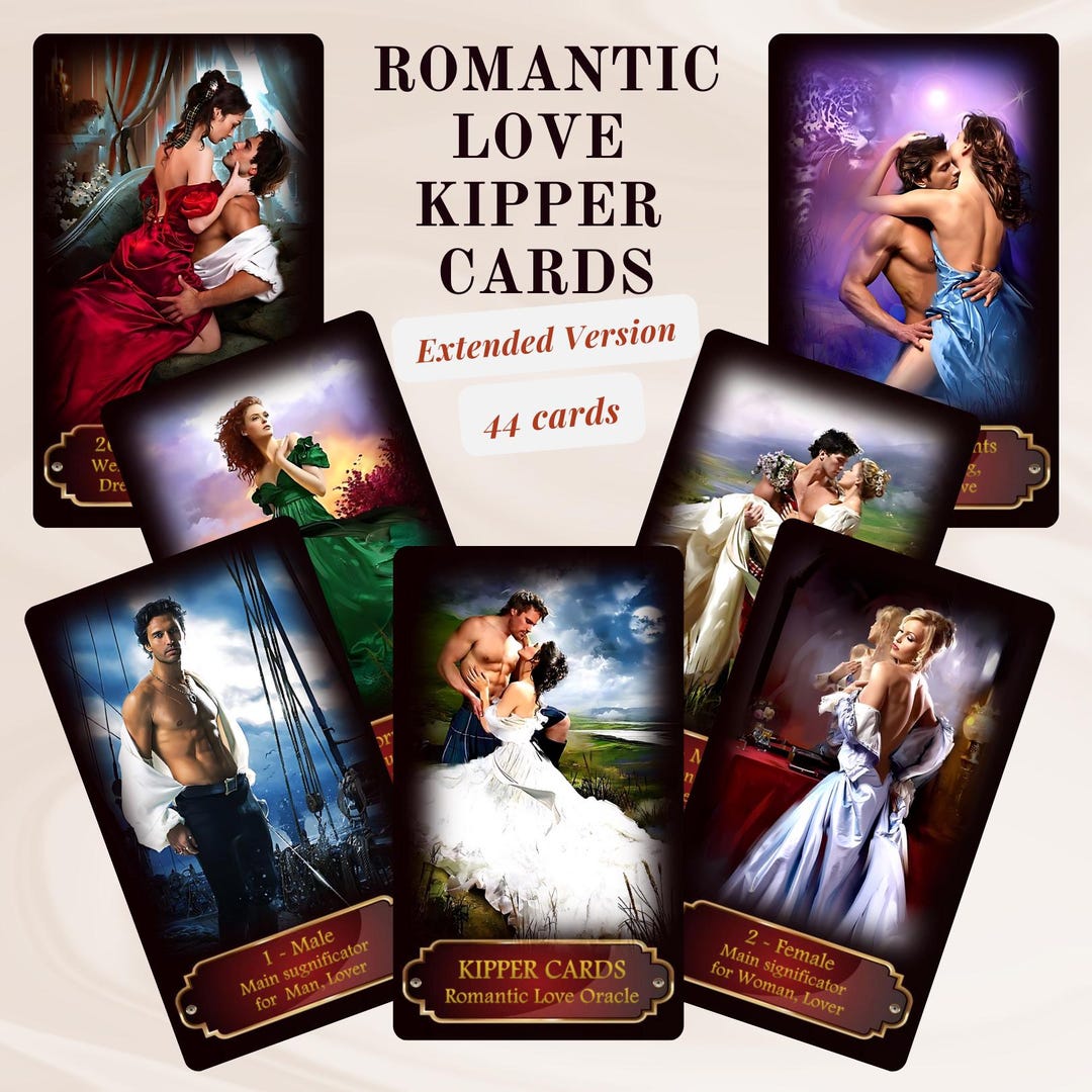 Kipper Cards. Extended Version Oracle Deck. Romantic Love Oracle. - Etsy