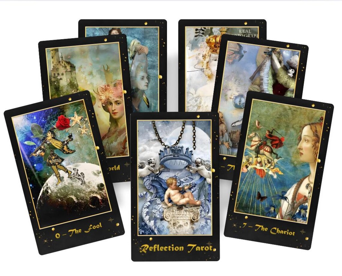 Reflection Tarot Deck. Surrealism Tarot Cards - Etsy