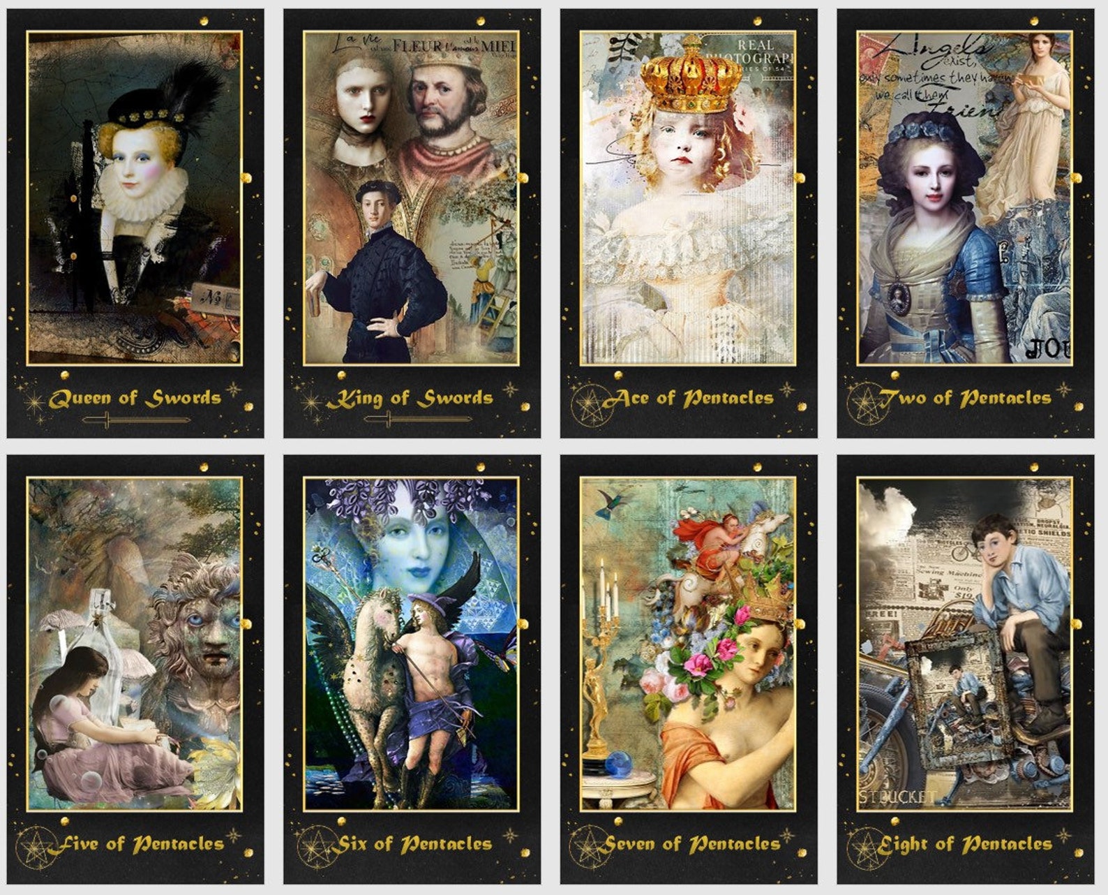 Reflection Tarot Deck. Surrealism Tarot Cards - Etsy