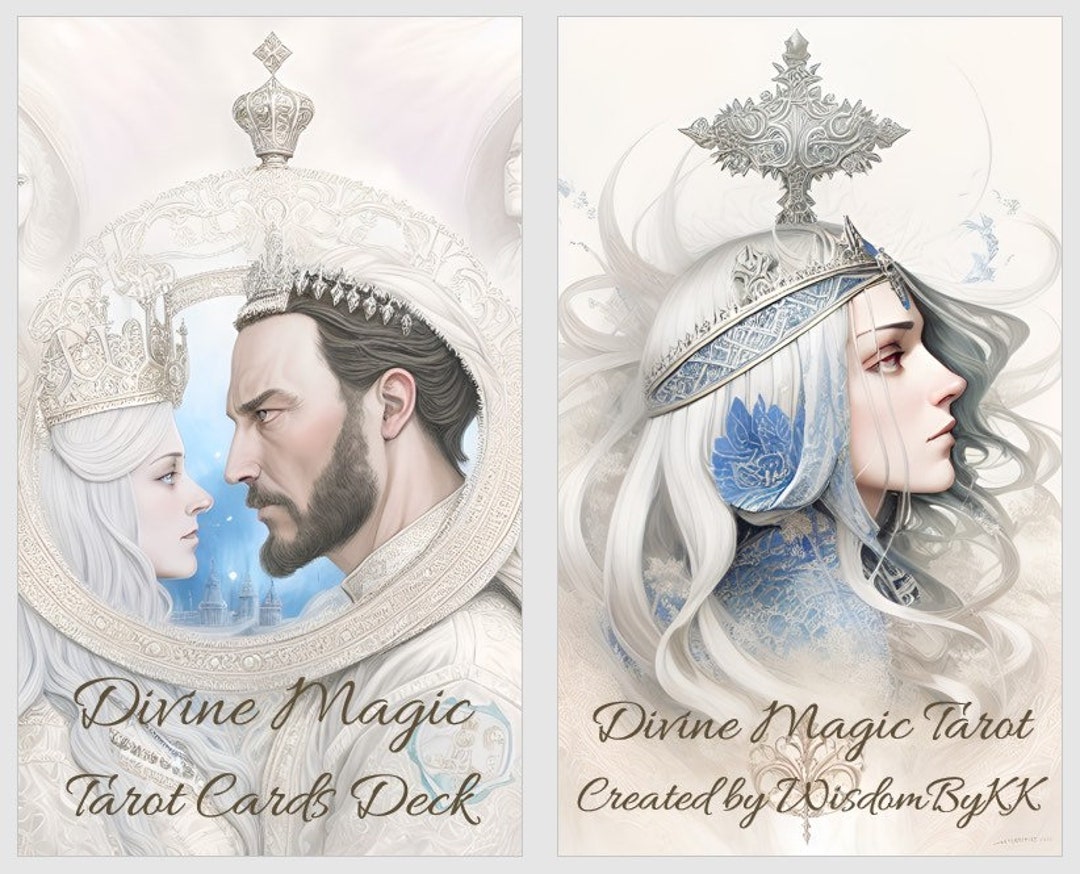Divine Magic Tarot Deck. Renaissance Purity and Innocence Tarot - Etsy