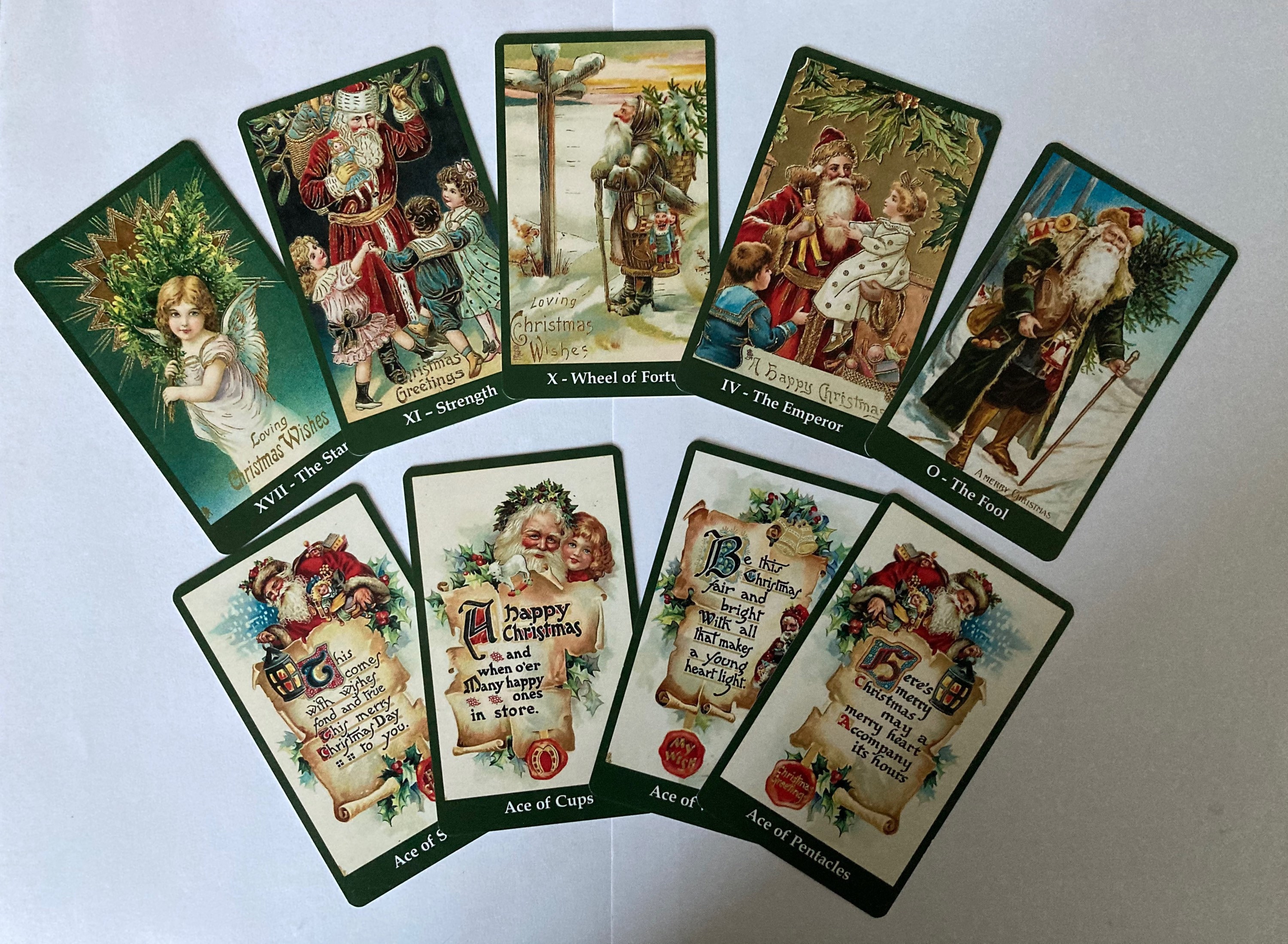 2 Christmas Tarot and Lenormand Decks. Christmas Gift Set - Etsy UK