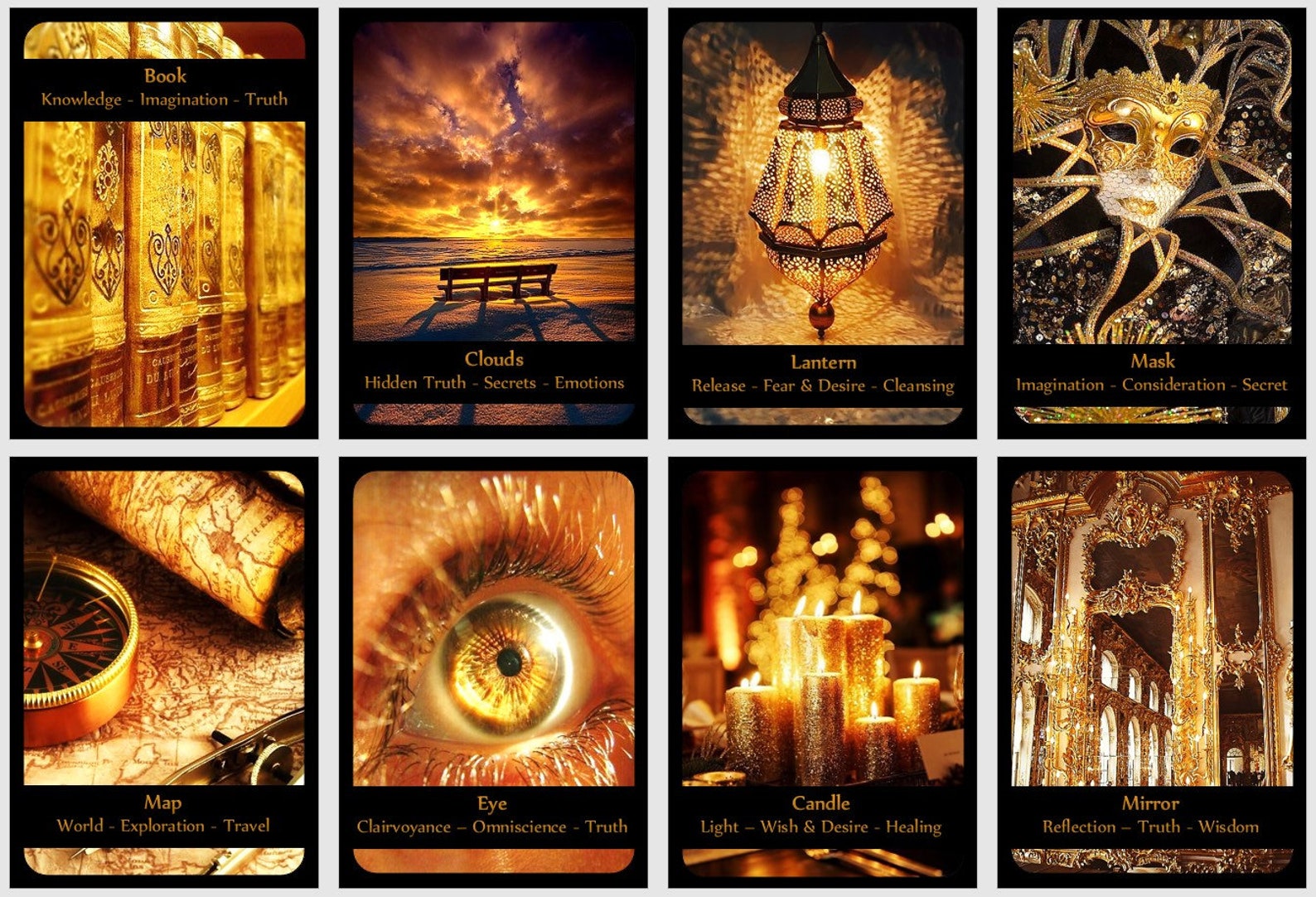Success and Prosperity Oracle Deck. Good Luck Oracle Cards - Etsy