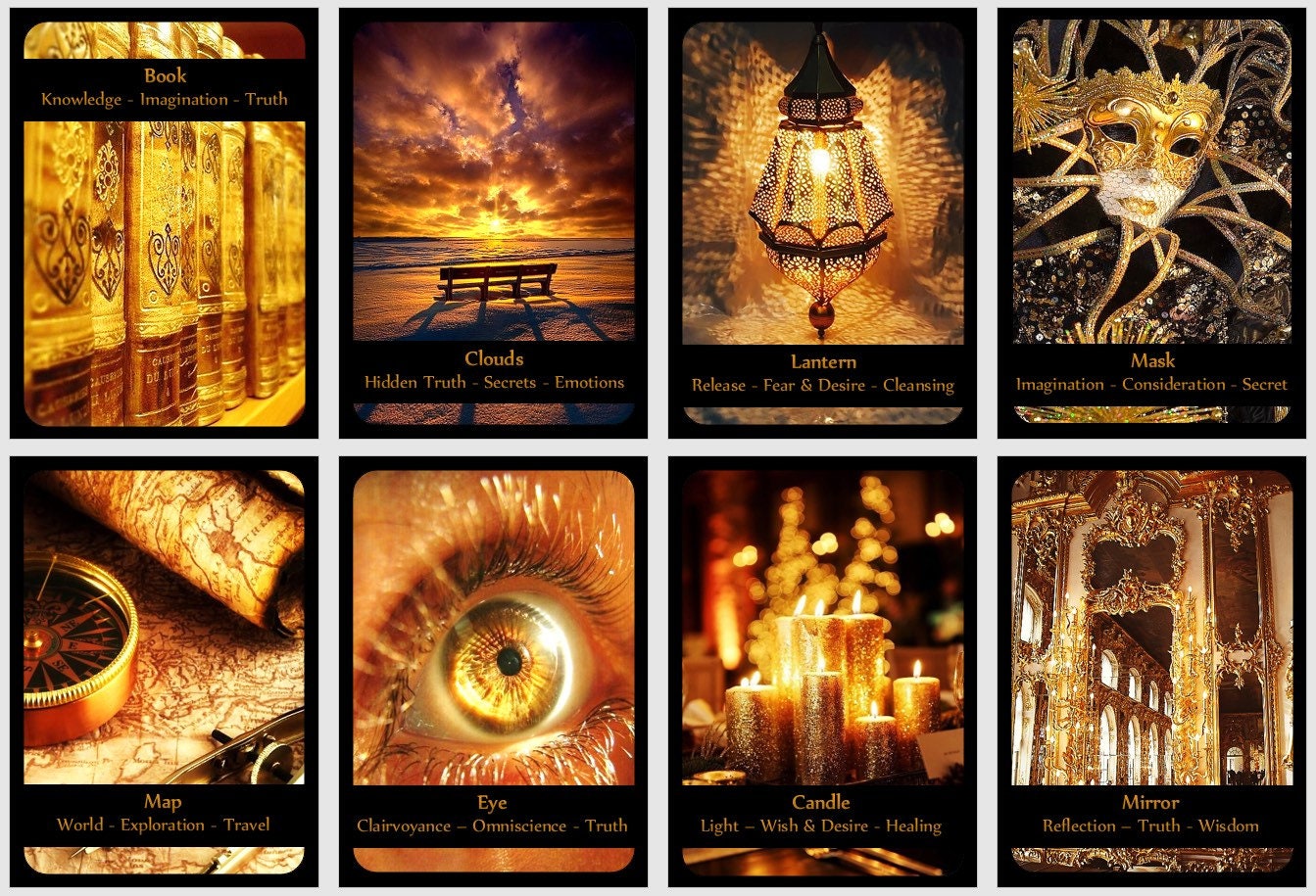 Success and Prosperity Oracle Deck. Good Luck Oracle Cards - Etsy
