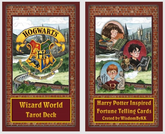 Wizard World Tarot Deck. Magic School Tarot Cards - Etsy