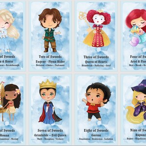 Fairy Tales Tarot Deck. Princess and Prince Tarot Cards - Etsy