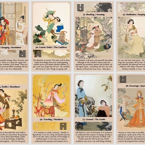 Yin and Yang Oracle Cards. I Ching. Book of Changes - Etsy