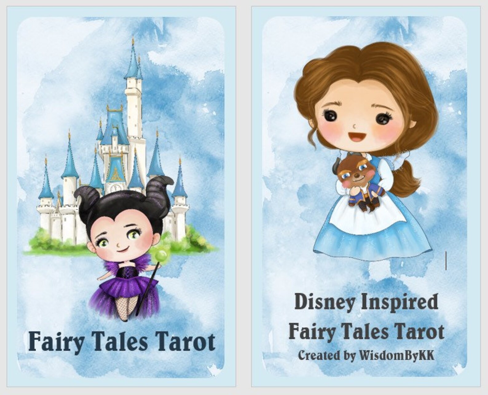 Fairy Tales Tarot Deck. Princess and Prince Tarot Cards - Etsy