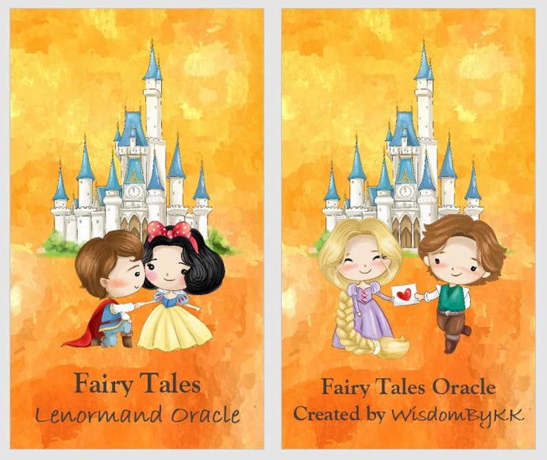 Fairy Tales Lenormand Oracle Deck. Princess and Prince Cards - Etsy