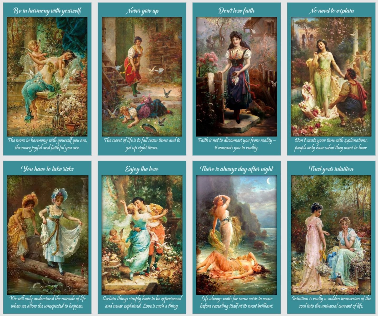 Dreamland Angel Oracle Deck. Romantic Love Oracle Cards - Etsy