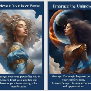 Fortune Manifestation Oracle Cards Deck. Good Luck and Love - Etsy