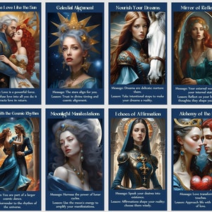 Fortune Manifestation Oracle Cards Deck. Good Luck and Love - Etsy