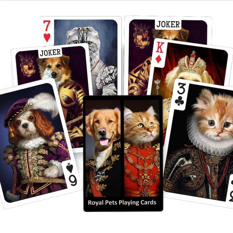 Playing Card Deck Dogs - Etsy Canada