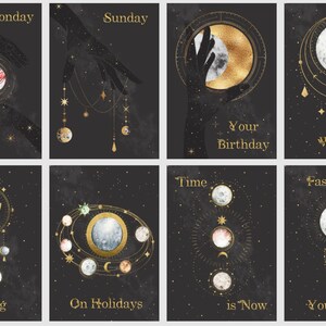 Cosmic Timing Oracle Deck. Time Predictions Oracle Cards - Etsy