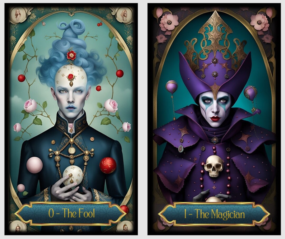 Surreal World Tarot Deck: Mystery Fortune Telling Cards - Etsy