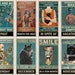 Retro Timing Oracle Deck. Vintage Cards With Time Predictions - Etsy