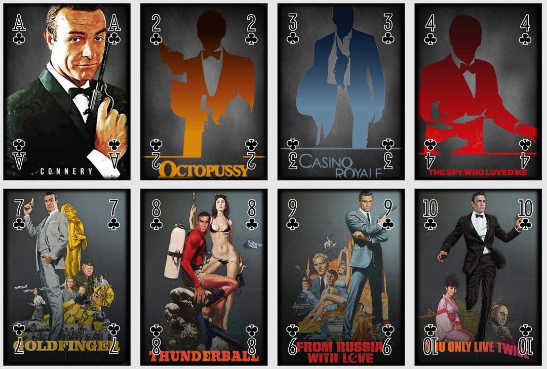 007 Playing Cards. Poker and Bridge Cards - Etsy