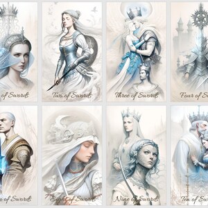 Divine Magic Tarot Deck. Renaissance Purity and Innocence Tarot - Etsy