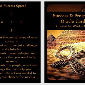 Success and Prosperity Oracle Deck. Good Luck Oracle Cards - Etsy
