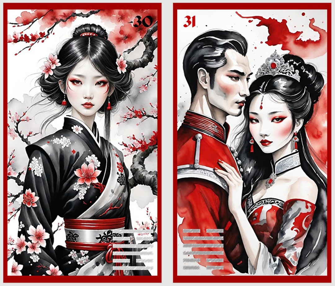 Hexagram Oracle Cards Deck. I Ching. Book of Changes Oracle - Etsy