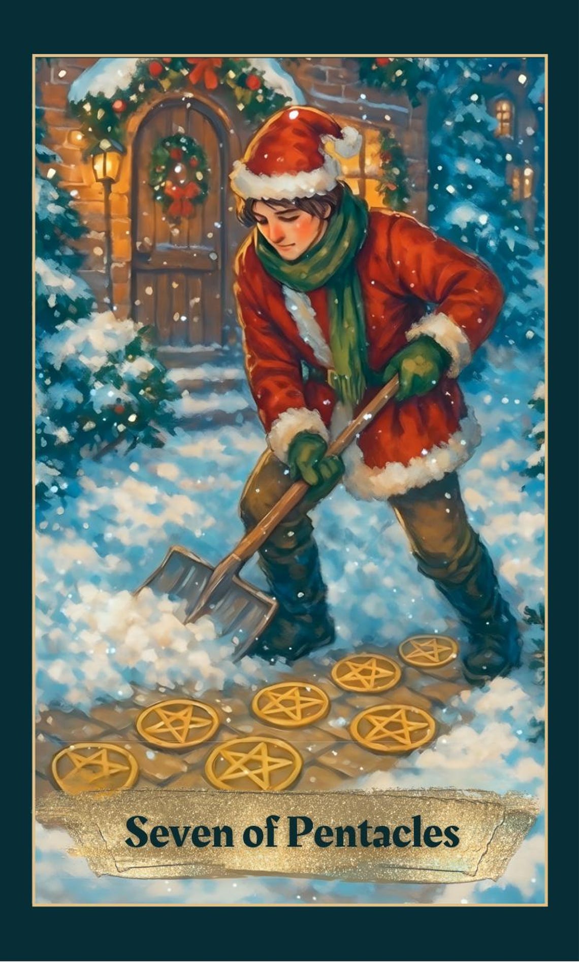 Christmas Tarot Cards Deck – 78-card Holiday Tarot - Etsy