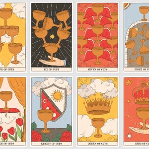 Fool’s Magic Tarot Deck. Cartoon Inspired Tarot - Etsy