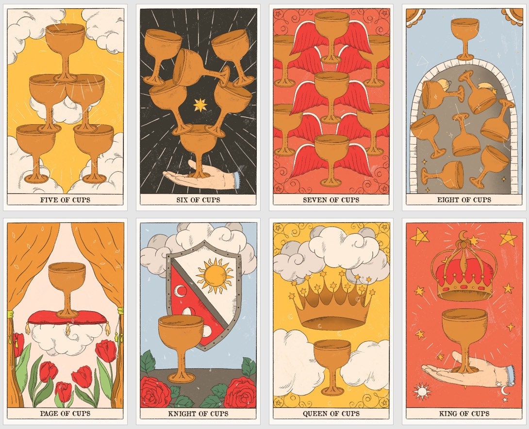 Fools Magic Tarot Deck. Cartoon Inspired Tarot - Etsy