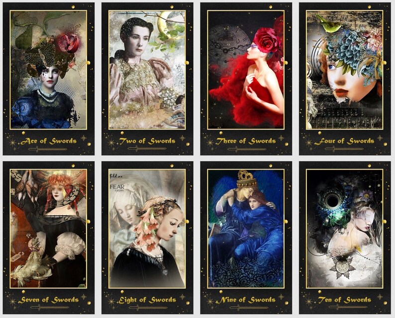 Reflection Tarot Deck. Surrealism Tarot Cards - Etsy