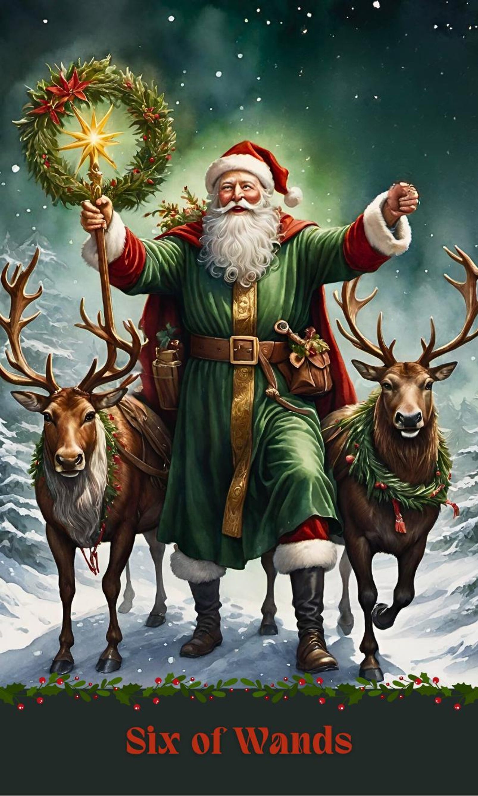 Christmas Fantasy World Tarot Deck – 78-card Holiday Tarot - Etsy