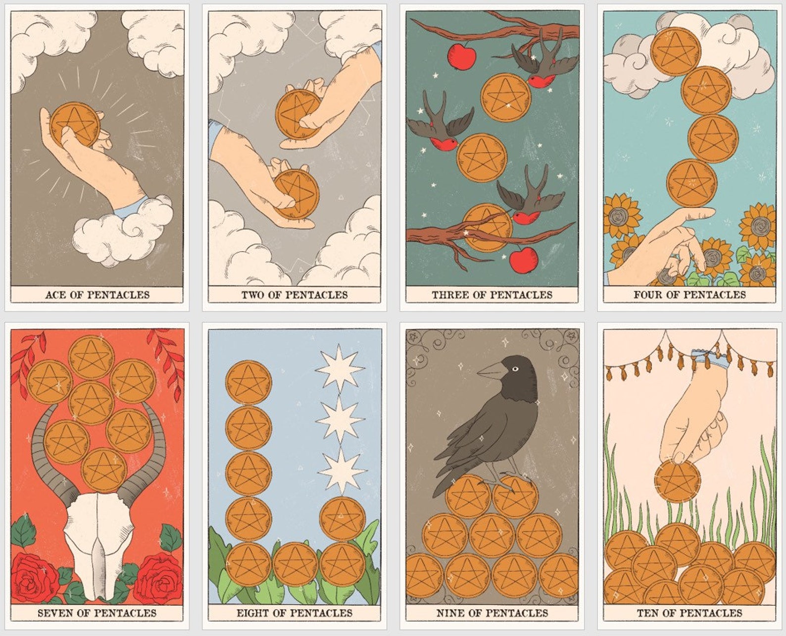 Fools Magic Tarot Deck. Cartoon Inspired Tarot - Etsy