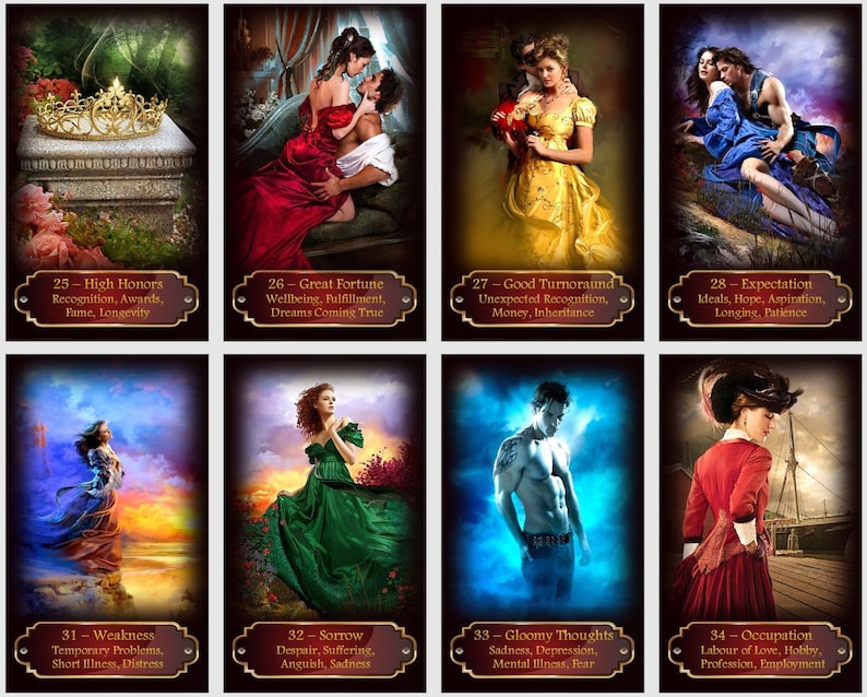 Kipper Cards. Extended Version Oracle Deck. Romantic Love - Etsy