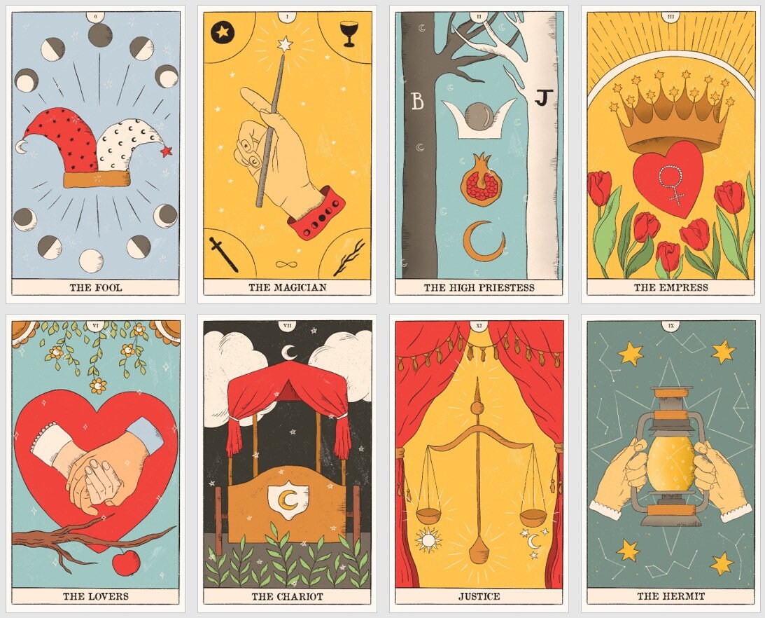 Fools Magic Tarot Deck. Cartoon Inspired Tarot - Etsy
