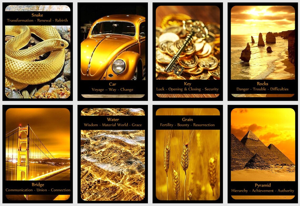 Success and Prosperity Oracle Deck. Good Luck Oracle Cards - Etsy