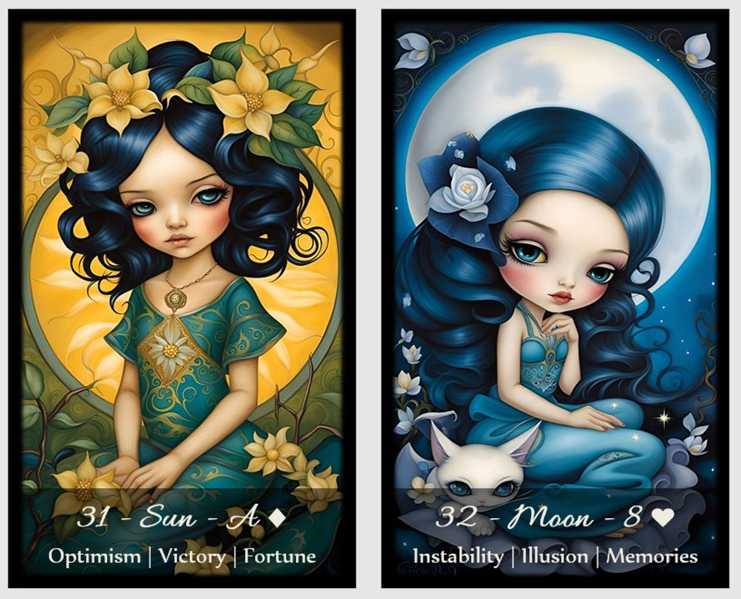 Miracle Lenormand Oracle Cards Deck. - Etsy