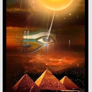 Egyptian God Oracle Deck. Eye of Horus Oracle Cards - Etsy