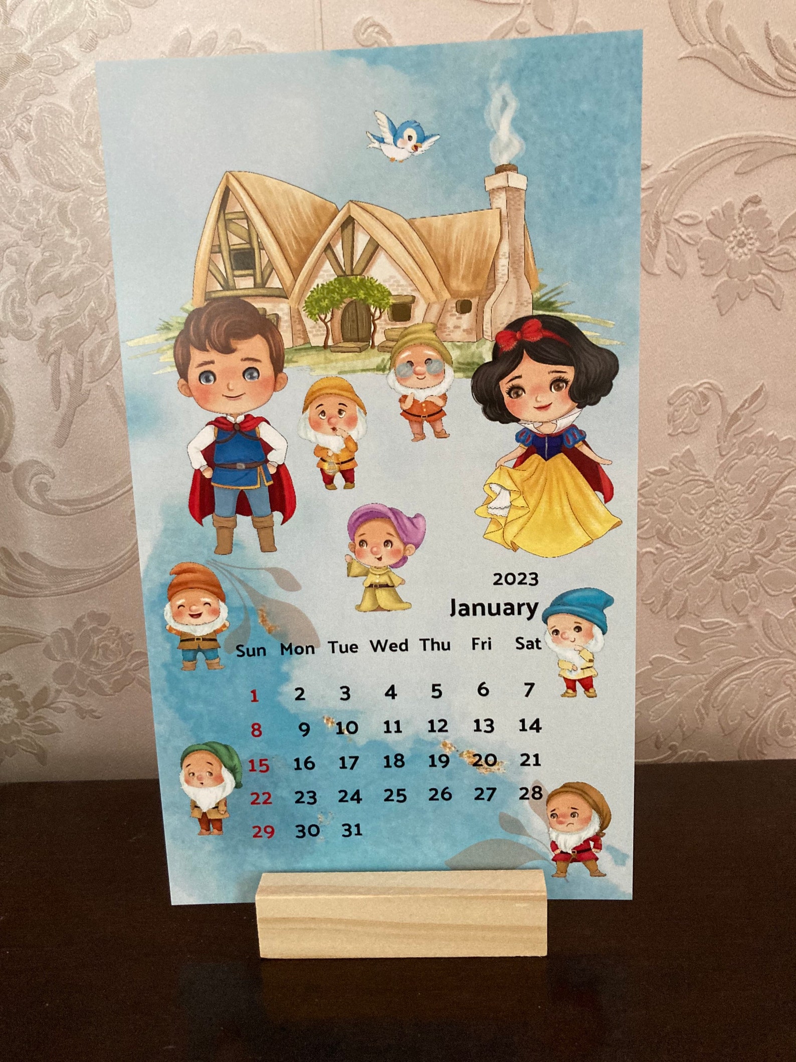 Calendario 2023. Calendario de cuentos de hadas. - Etsy México