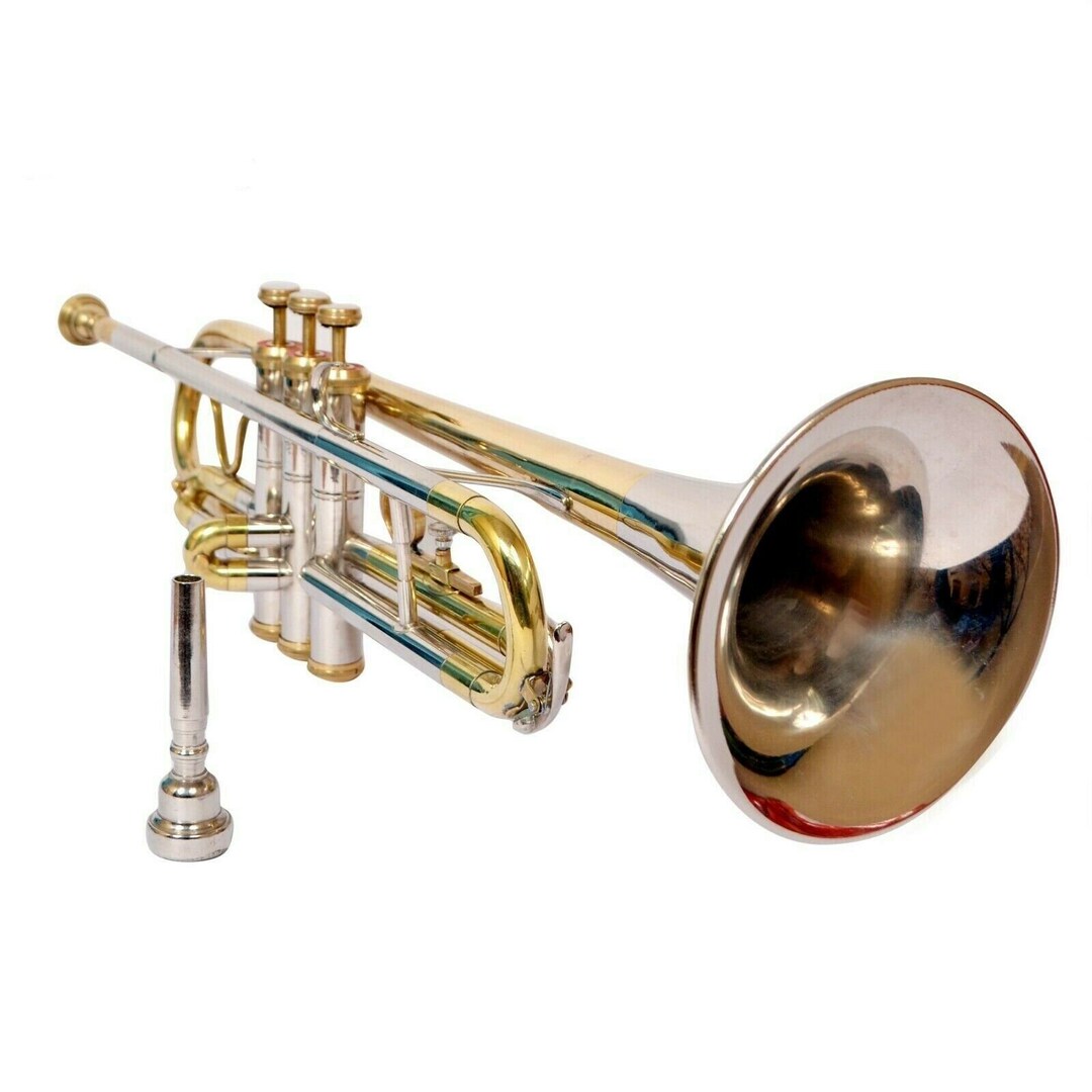 Nickle Brass Polished Trumpet - Etsy