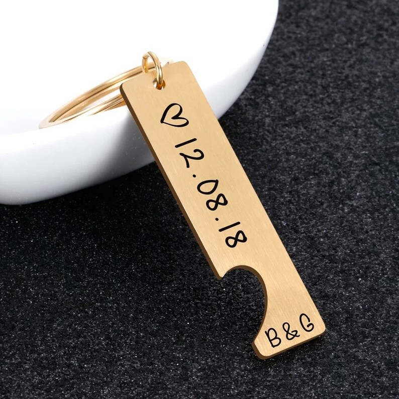 Customized Couple Keychain Matching Couple Keychain - Etsy