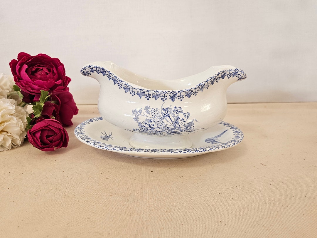 Old Gravy Boat in Iron Clay Model moisson From the French Factory of ...