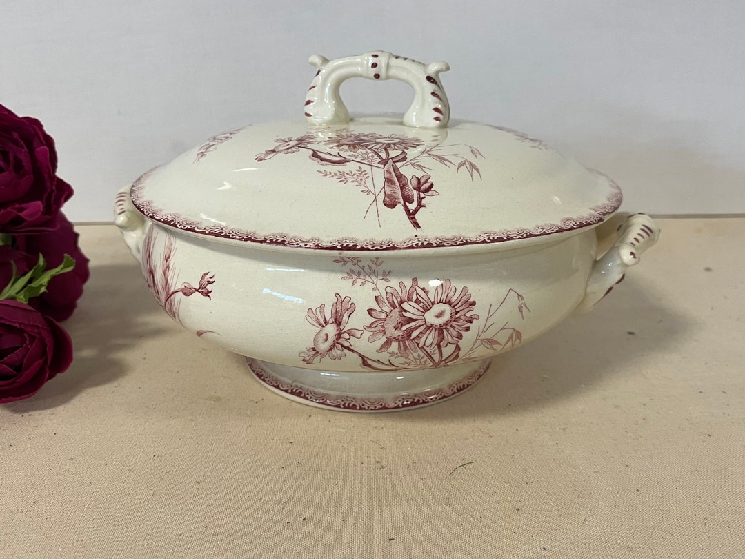 Old Iron Clay Vegetable Tureen provençal Model - Etsy