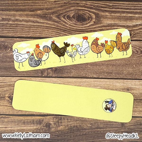 Chicken Bookmark - Etsy
