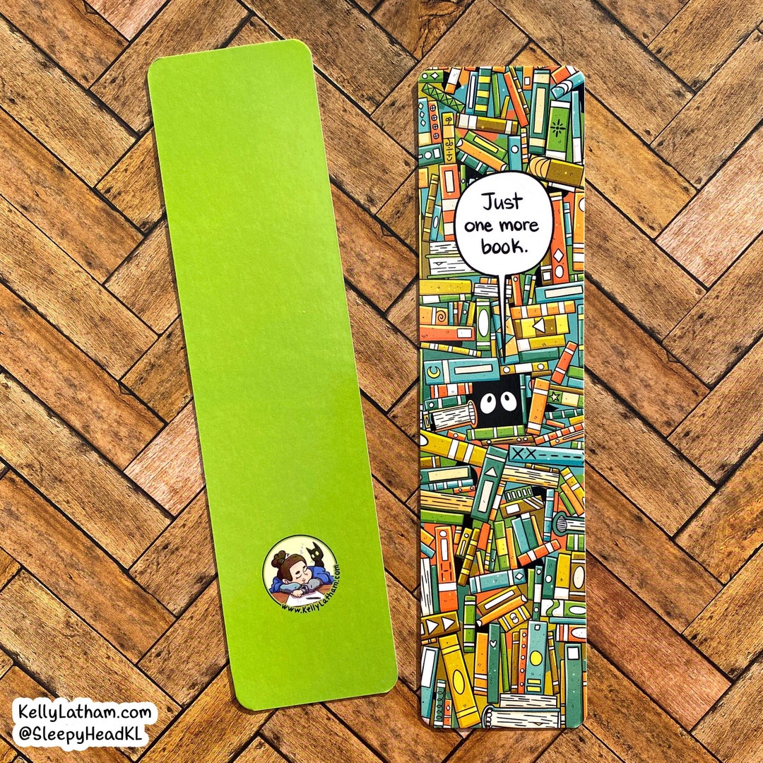 Just One More Book Bookmark | Funny Reader Gift - Etsy