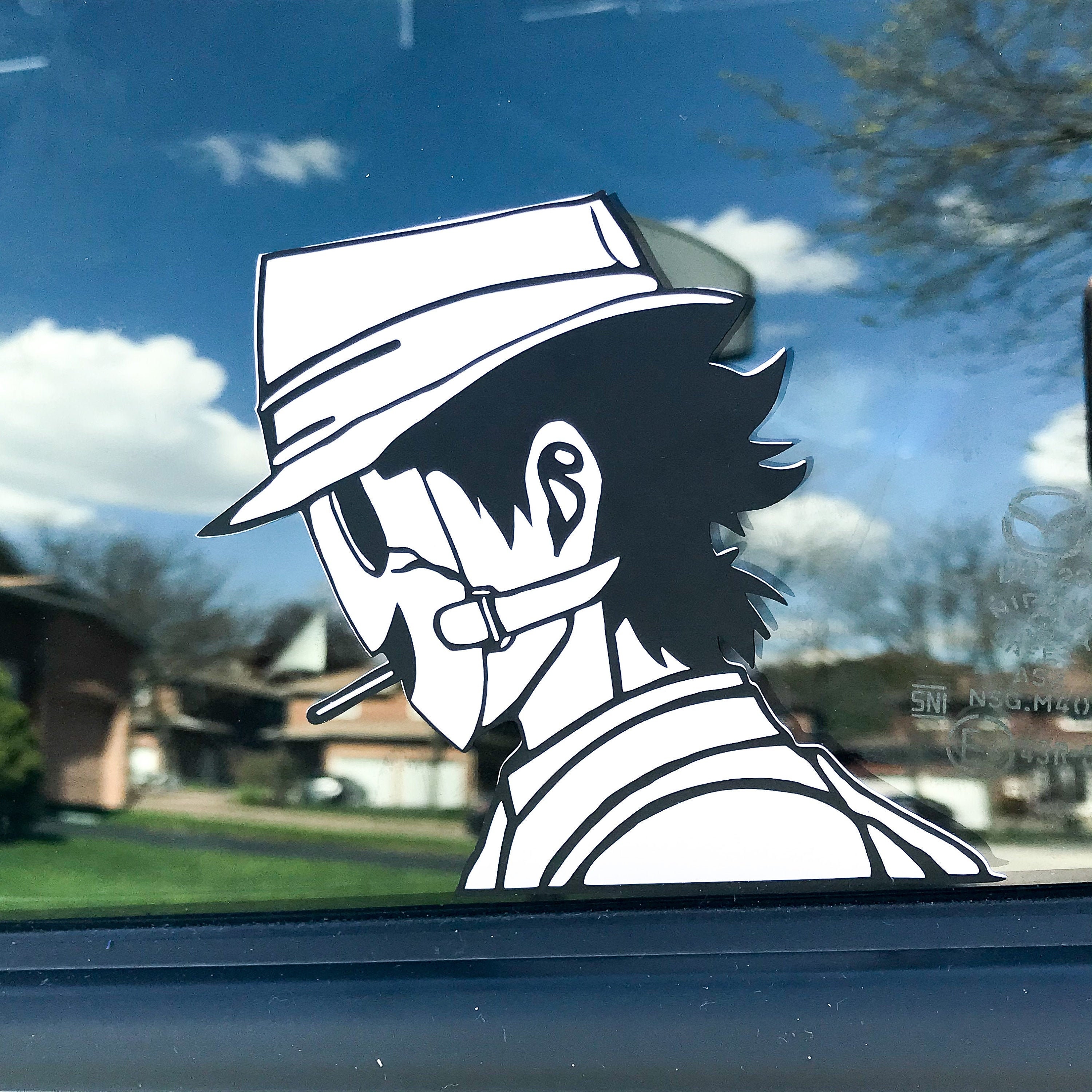 Cool Sniper Mask Anime Sticker High Rise Invasion/Tenkuu | Etsy