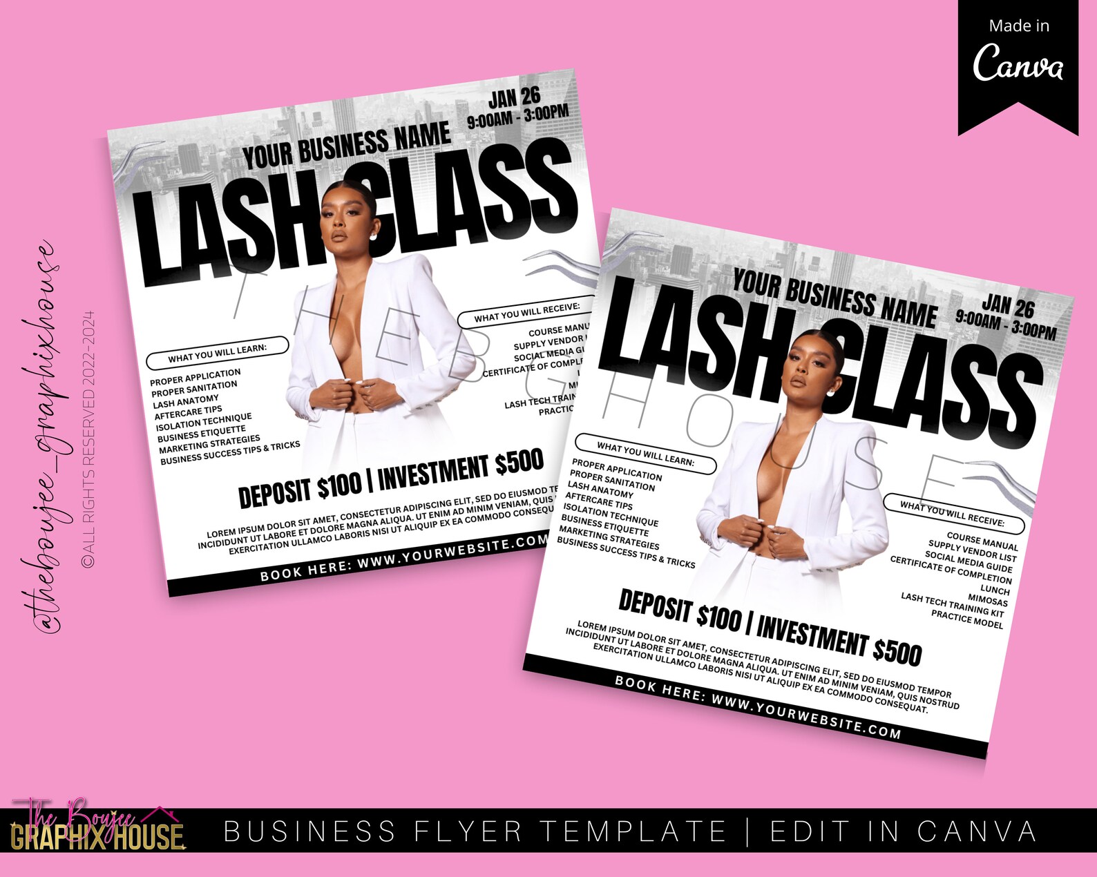 LASH Class Flyer Lash Tour Flyer Lash Training Flyer Lash - Etsy