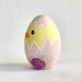 Floral Spring/easter Chick in Eggs - Etsy