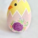 Floral Spring/easter Chick in Eggs - Etsy