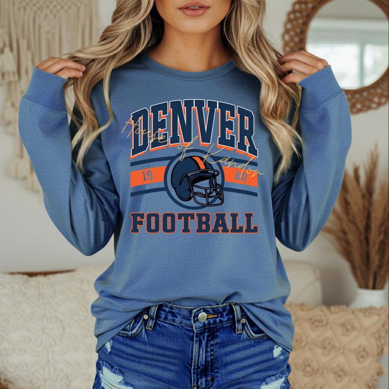 Broncos Shirt Cute Women - Etsy
