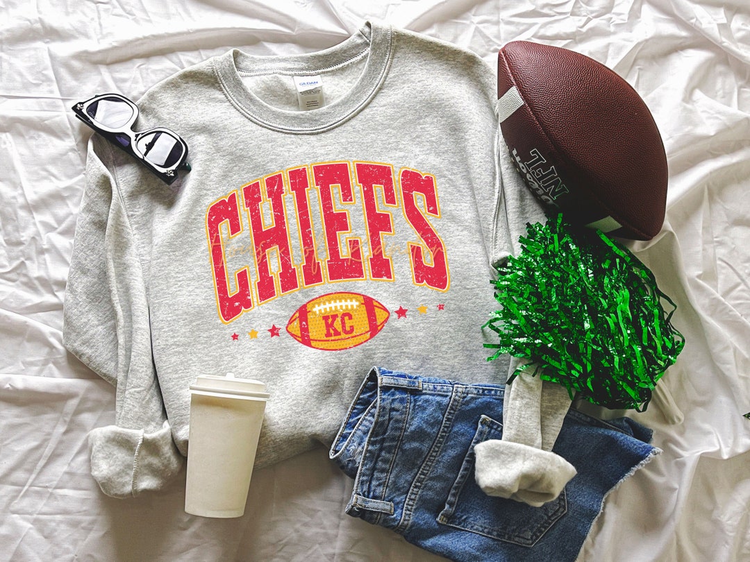 KC Chiefs Retro Crewneck // Kc Chiefs Apparel, Chiefs Football, Chiefs ...