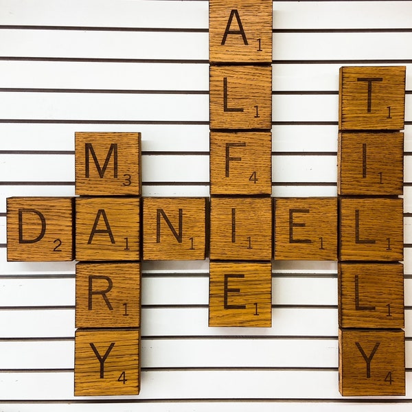 Large Scrabble Tiles - Etsy UK