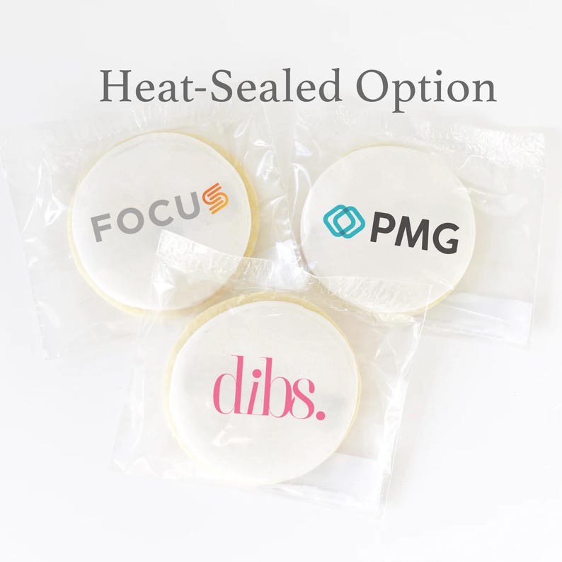 RECTANGLES / Custom Cookies by the Dozen / Corporate Logo Cookie ...